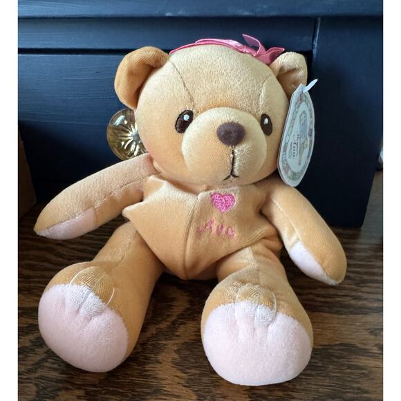 Enesco | Accents | Enesco Cherished Teddies Bear Ava Heart Of Gold Plush Priscilla Hillman 8 ...